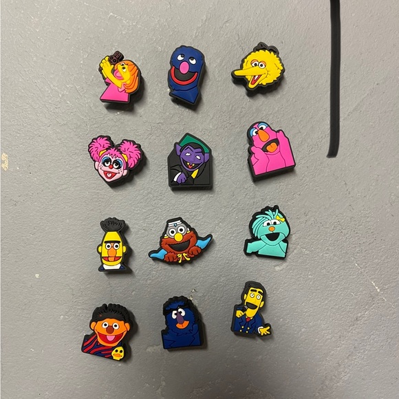 Accessories | Sesame Street Croc Charms 12 Per Set | Poshmark